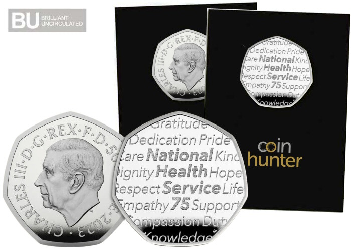 The 2023 Royal Mint Annual Coin Set - 5 Commemorative BU 50p, £2 and £5 ... The 2023 Royal Mint Annual Coin Set - 5 Commemorative BU 50p, £2 and £5 ...