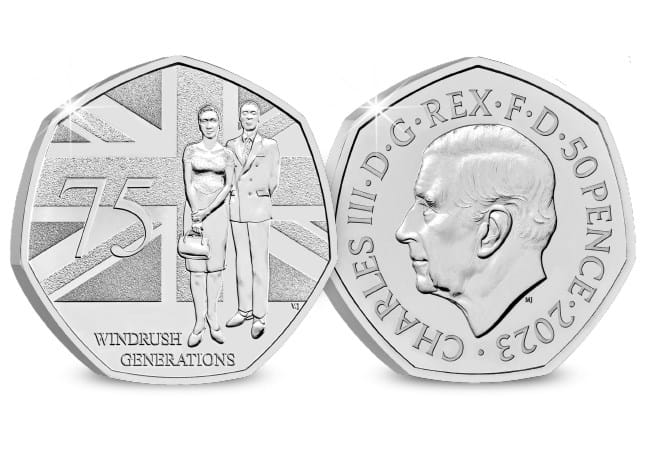 2023 Windrush Generations 75th Anniversary 50p