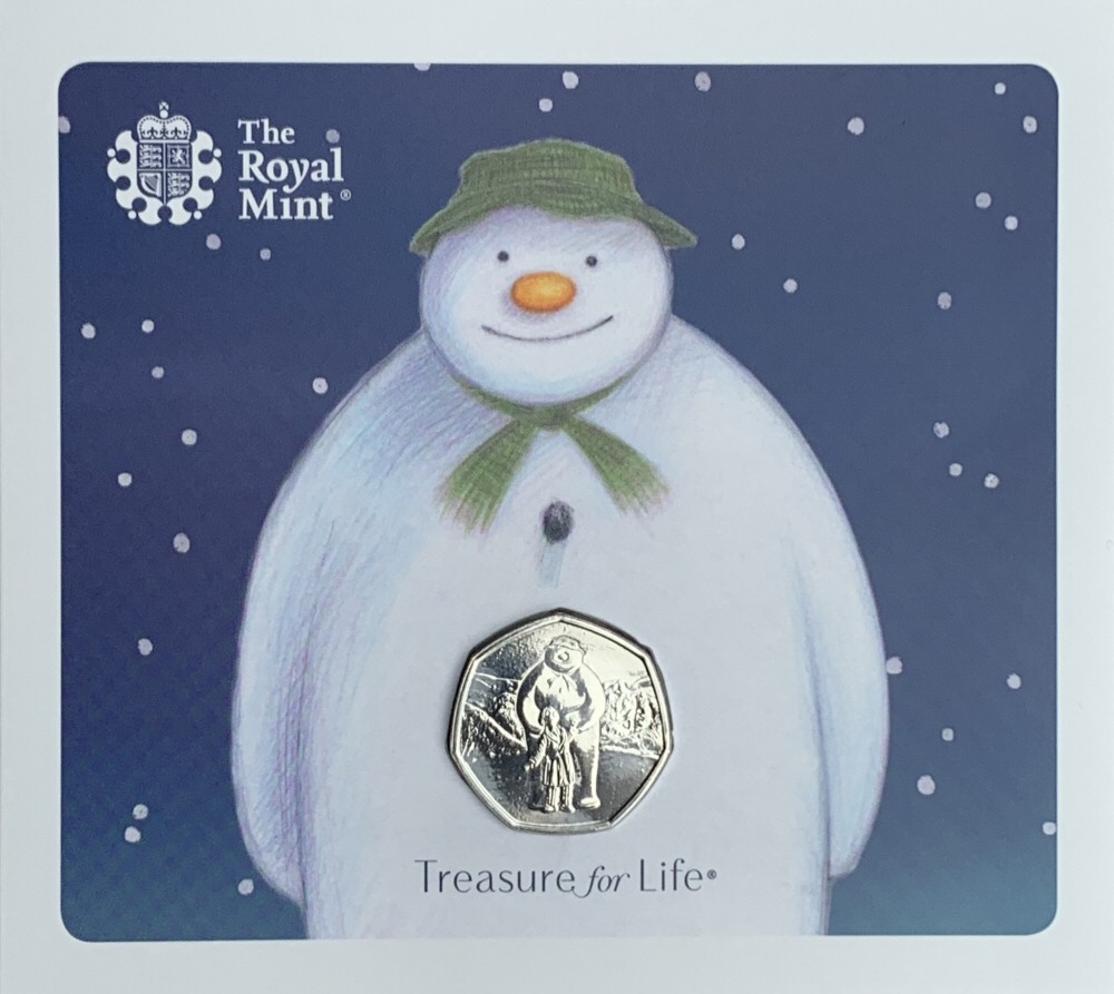 2019 The Snowman 50p Coin