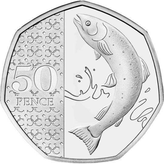 Atlantic Salmon 50p Variations Atlantic Salmon 50p Variations
